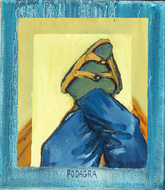 Podagra - Jacek Sroka - Malarstwo, grafika, rysunek